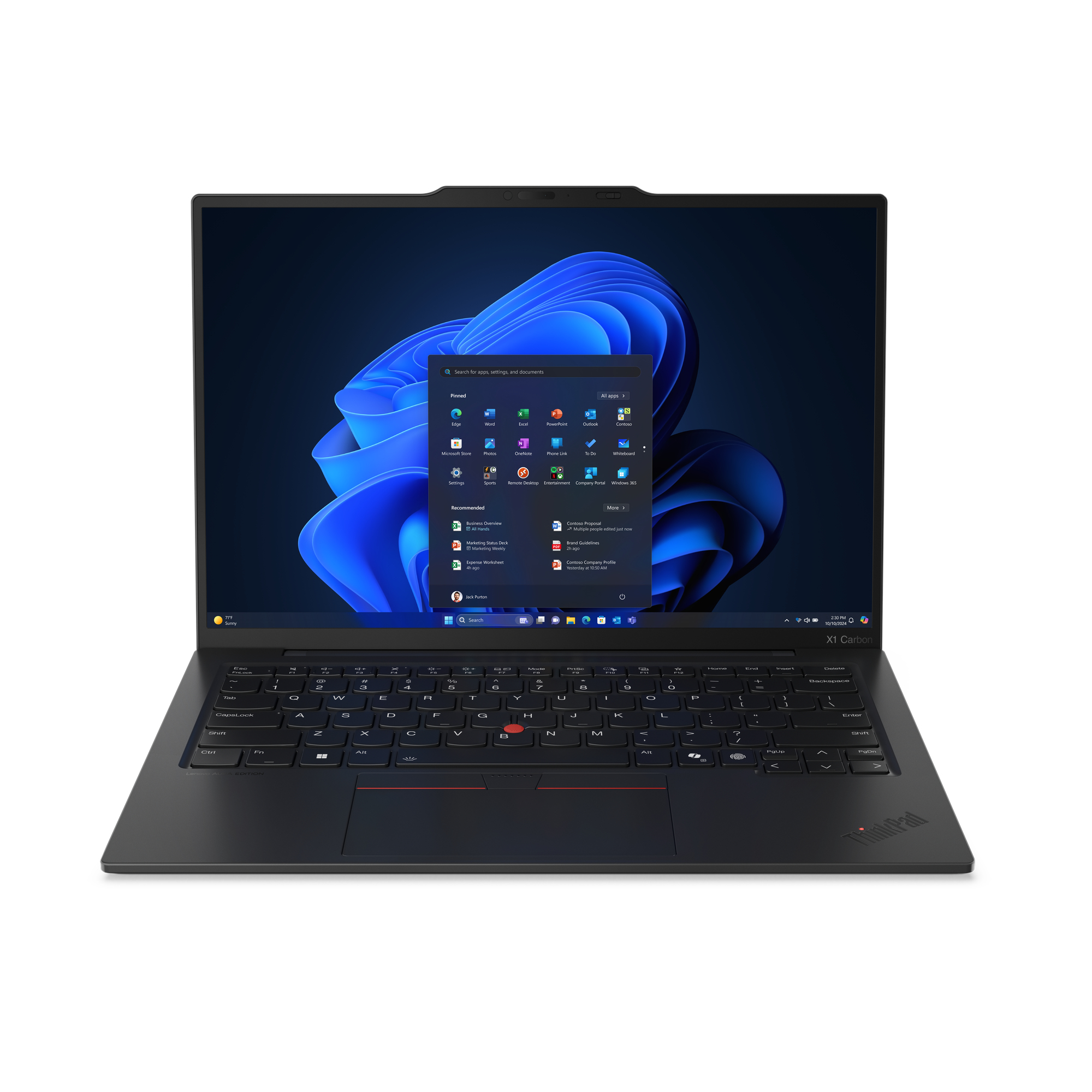 Lenovo ThinkPad X1 Carbon G13 Aura Edition, 14"WUXGA, Core Ultra 7 255U ...